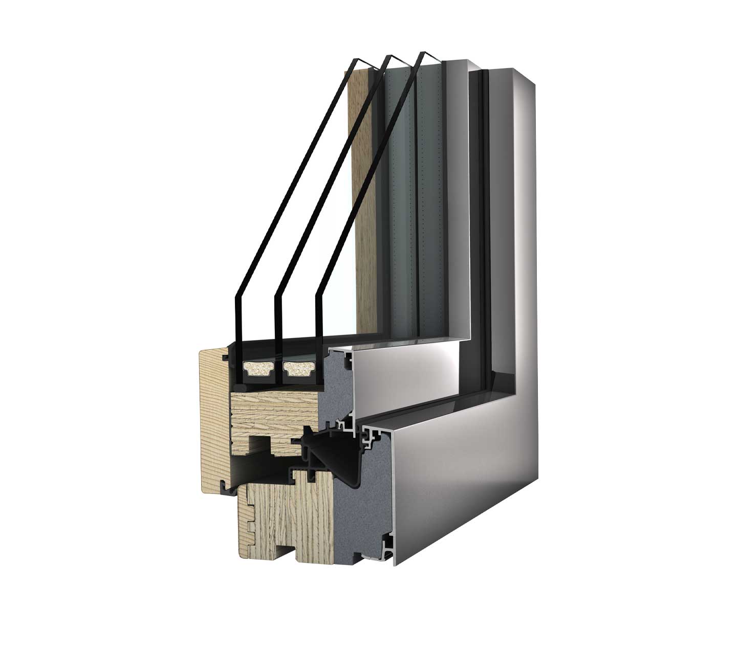 Internorm HF410 Timber-Aluminium Windows - Infinite Windows